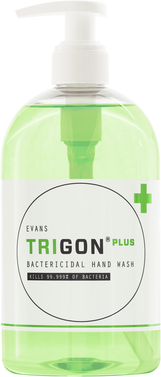 Evans Trigon Plus Antibac Hand Soap 500ml Pump Bottles 6 Pack